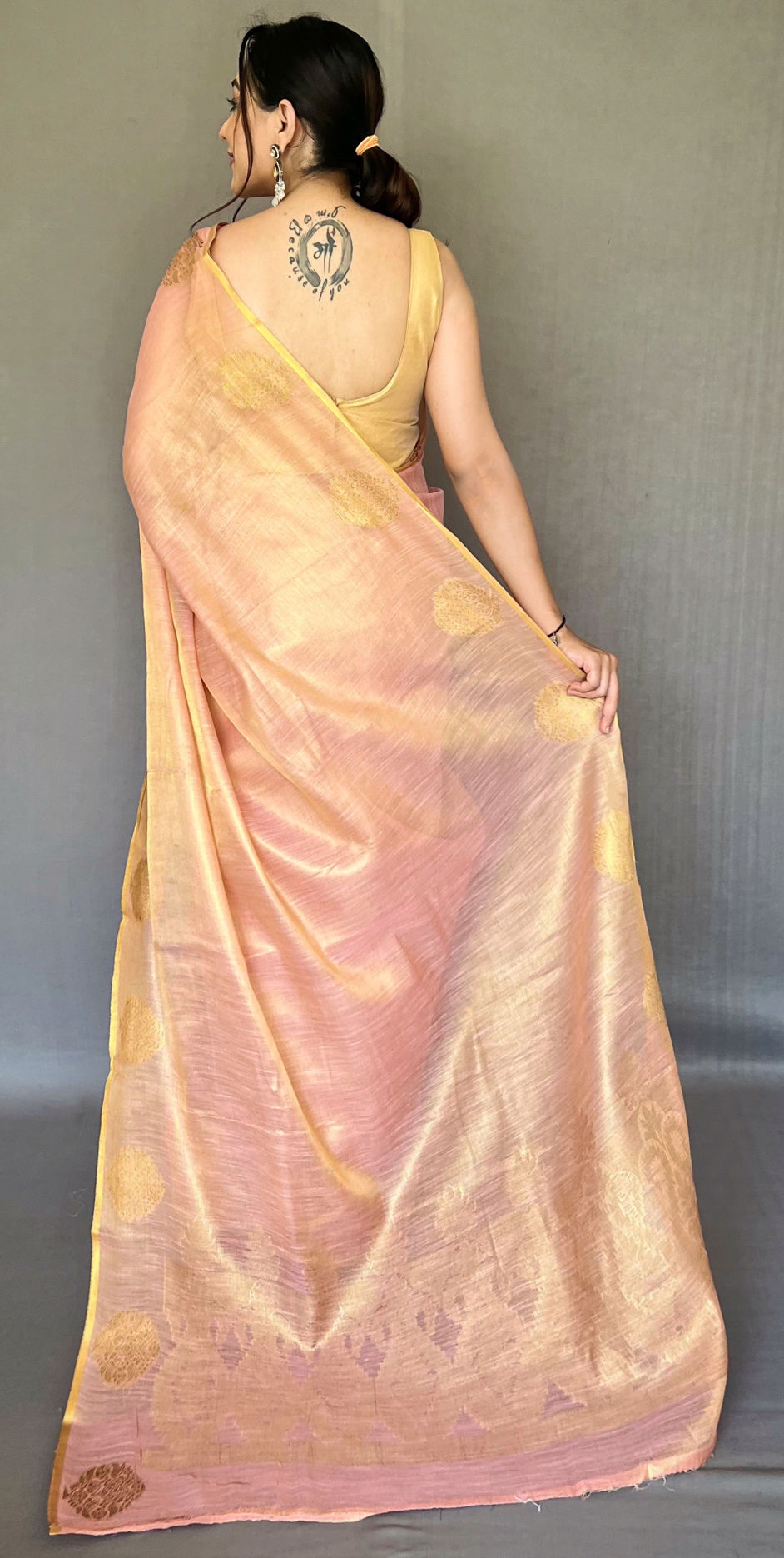 Party Wear, Traditional Pink and Majenta color Silk, Tissue fabric ...