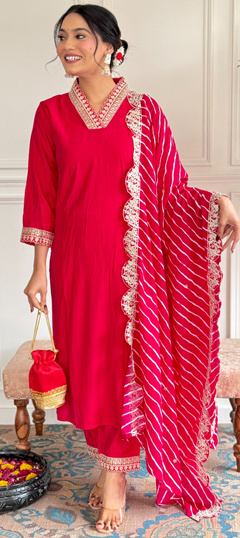 Chanderi Silk Salwar Kameez | Latest Chanderi Suits Online