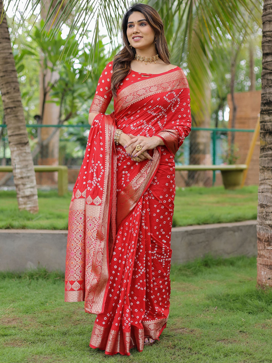 Festive, Reception, Traditional Red and Maroon color Art Silk fabric Saree : 1955288