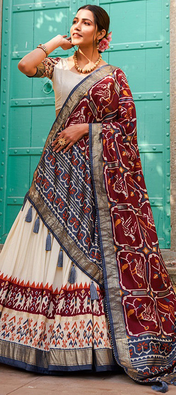 Festive, Reception, Traditional Red and Maroon, White and Off White ...