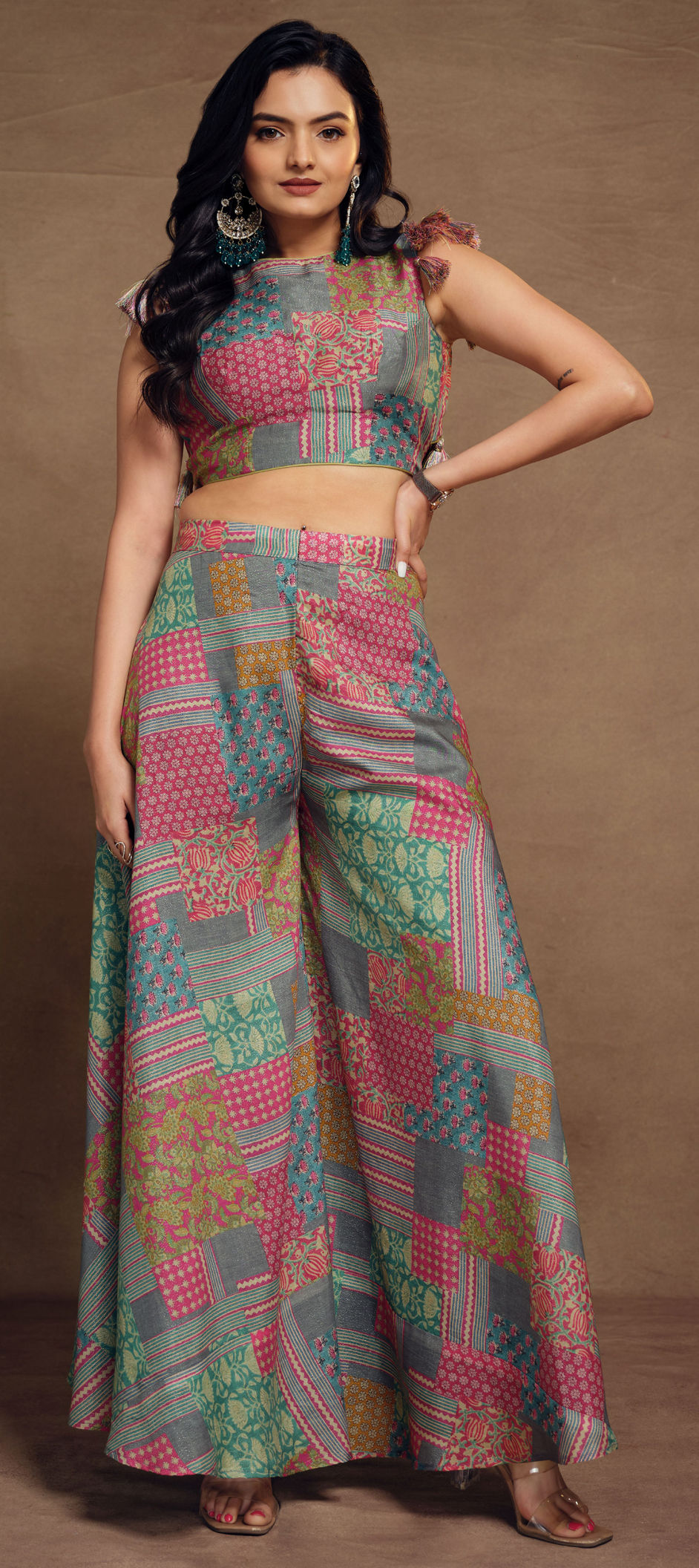 Designer, Festive, Reception Multicolor color Muslin fabric Salwar Kameez : 1947310