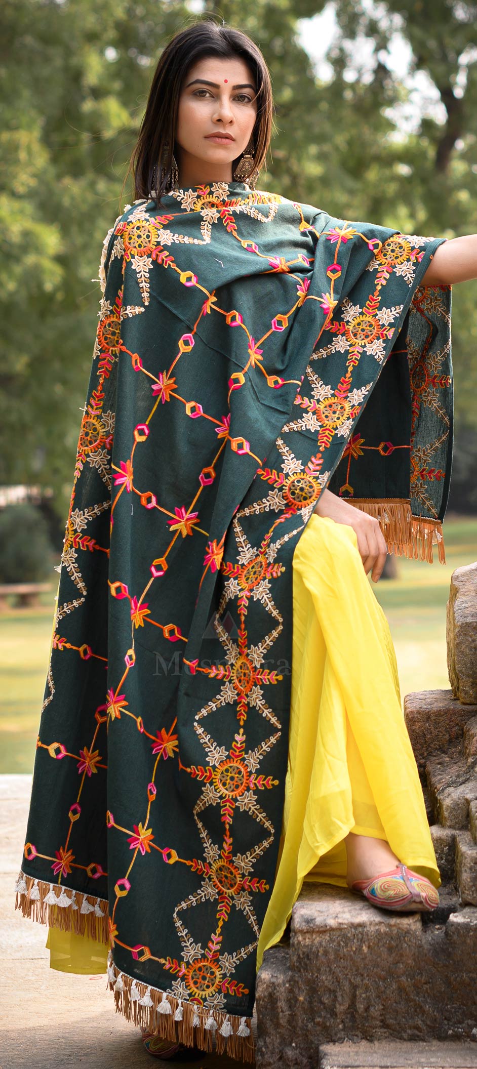 Casual Blue color Cotton fabric Dupatta : 1640925